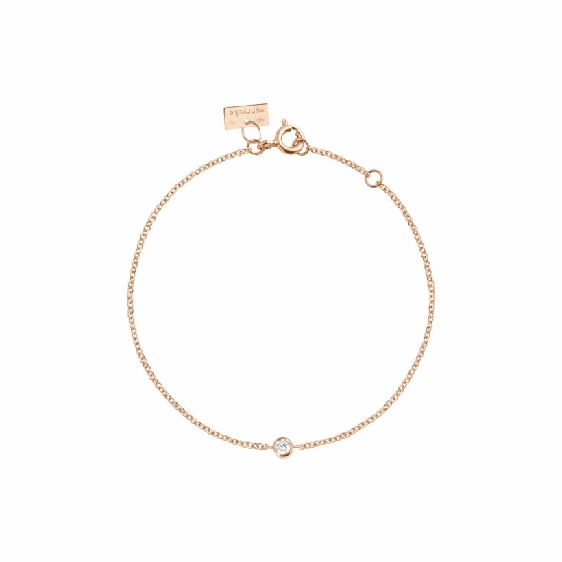 Achat Bracelet Vanrycke One en or blanc et 1 diamant - Maison Quintana
